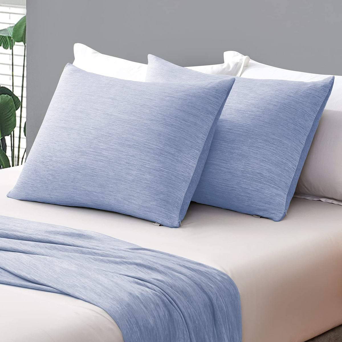 Revolutionary Blue Cooling Pillowcases Set of 2 – Arc-Chill Pro Q-Max